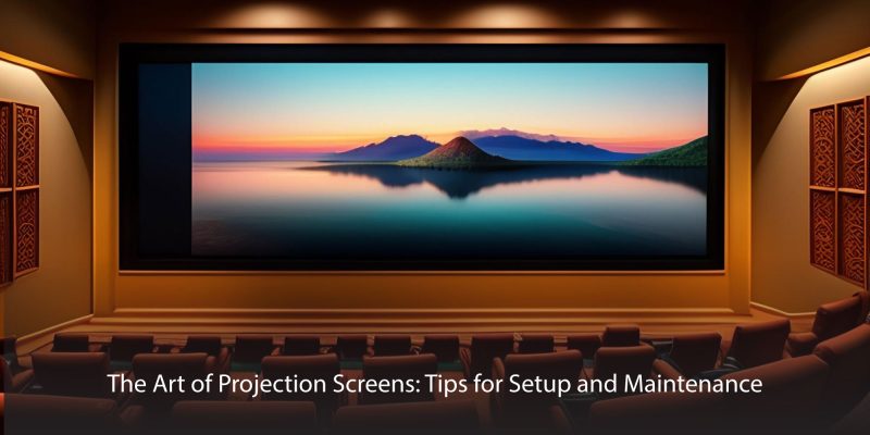 The Art of Projection Screens: Tips for Setup and Maintenance